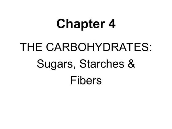 Carbohydrates Unit 2nd of Nutrition | PPTX | Digestive Disorders ...