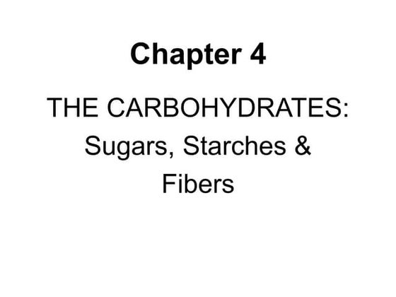 Carbohydrates Unit 2nd of Nutrition | PPTX | Digestive Disorders ...
