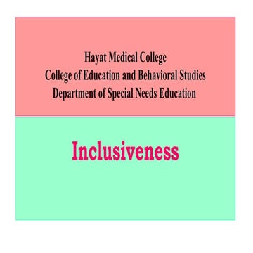 Chapter 4 inclusiveness (1).ppt Inclusiveness freshman course Ethiopia ...