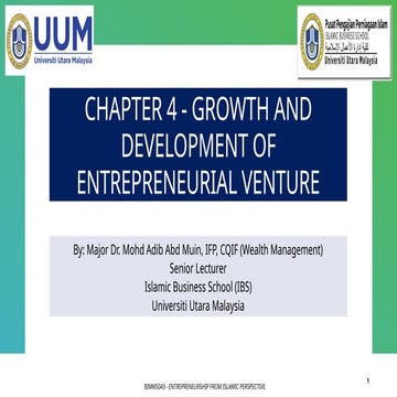 CHAPTER 4 - GROWTH AND DEVELOPMENT OF ENTREPRENEURIAL VENTURE.pptx