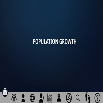 Factors influencing population growth | PPTX
