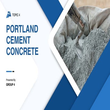 CHAPTER 4-PORTLAND CEMENT CONCRETE.pffdf | PPT