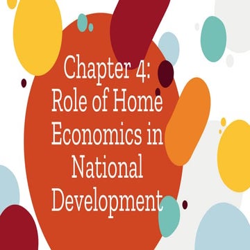 Chapter 4 - Role of Home Economics in National Development.pptx