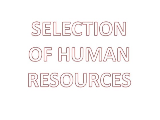 Selection | PPT