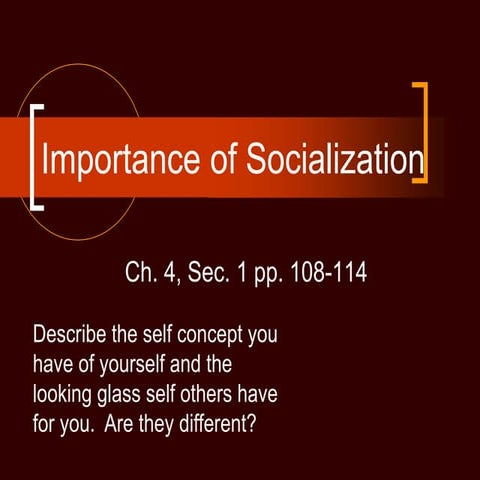 Chapter 4 socialization and the self.ppt