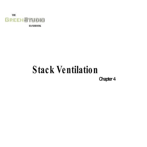 GreenStudio - Chapter 4 4 2 Stack Ventilation | PPT