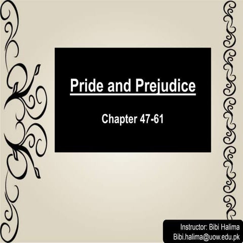 Synopsis Pride And Prejudice | DOC