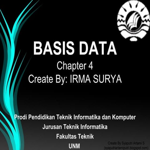 Chapter4(basis data) | PPT