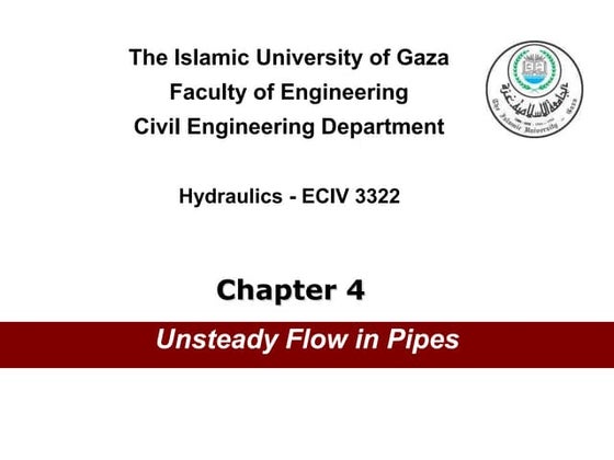 Water hammer presentation | PPT | Chemistry | Science