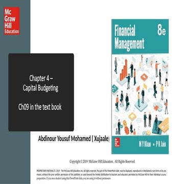 Chapter 4 Capital Budgeting and this is best topic | PPTX