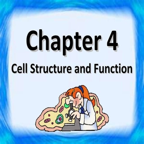 Chapter 4 - Cells | PPT