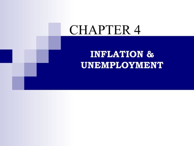 Macroeconomics: measuring inflation and unemployment | PPTX