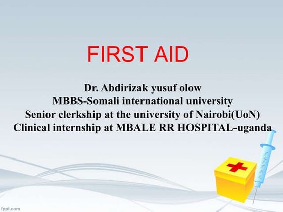 First aid box | PPT