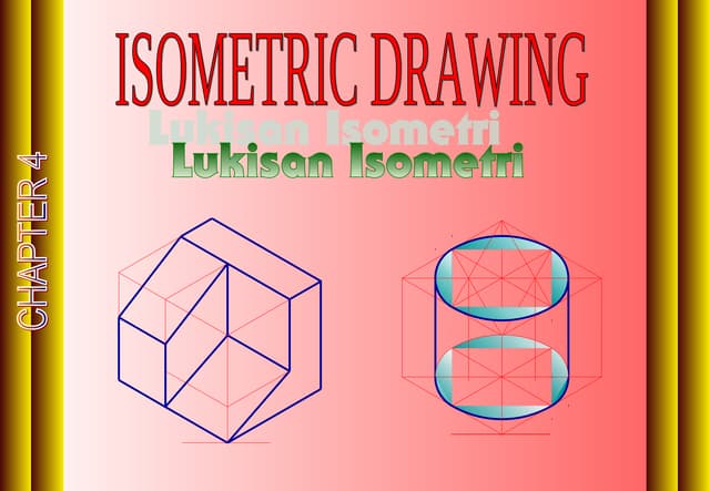 Steps in constructing an isometric drawing | PPTX