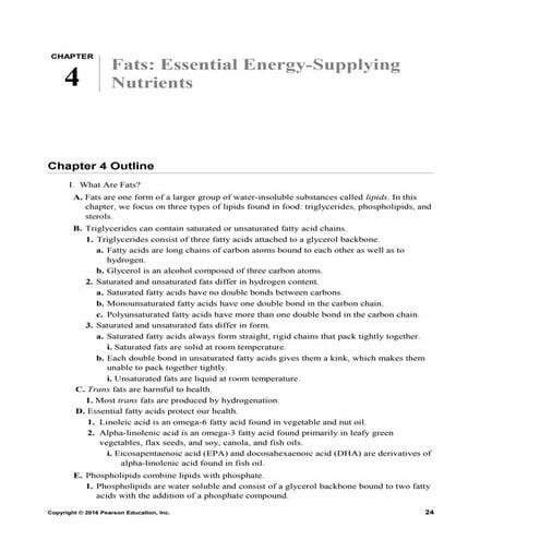 Fats Unit 3rd of nutrition | PPTX