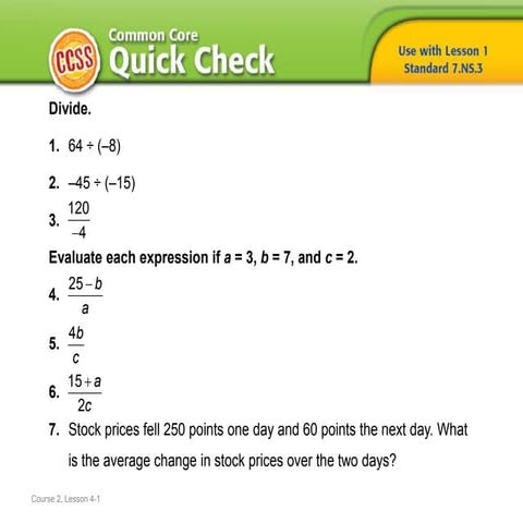 (7) Lesson 4.1 - Terminating and Repeating Decimals | PPTX