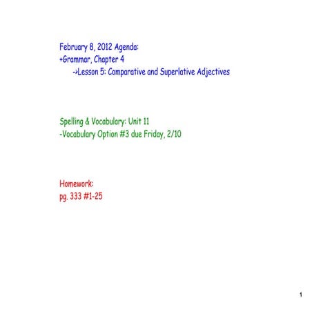 Chapter 4, Lesson 5 | PPT