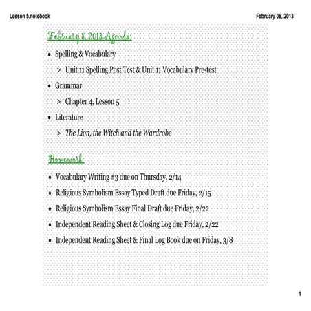 Chapter 4, Lesson 5 | PPT