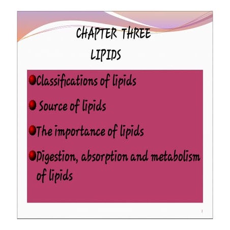 CHAPTER 4 LIPIDS-1.pdf LIPIDS-1.pdfnu and | PDF