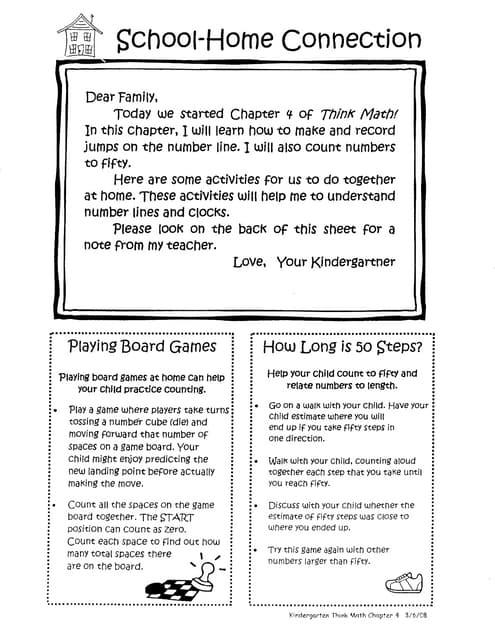 Second Step Take Home Letter 1 | PDF