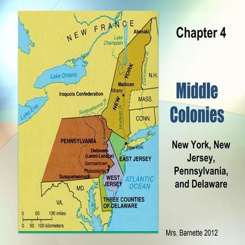 Chapter 4 middle colonies | PPTX