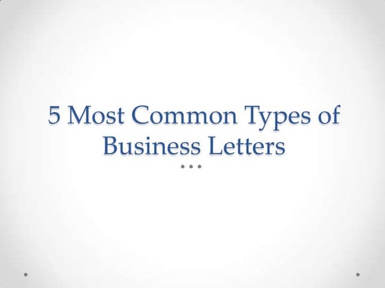 Writing correspondence | PPT