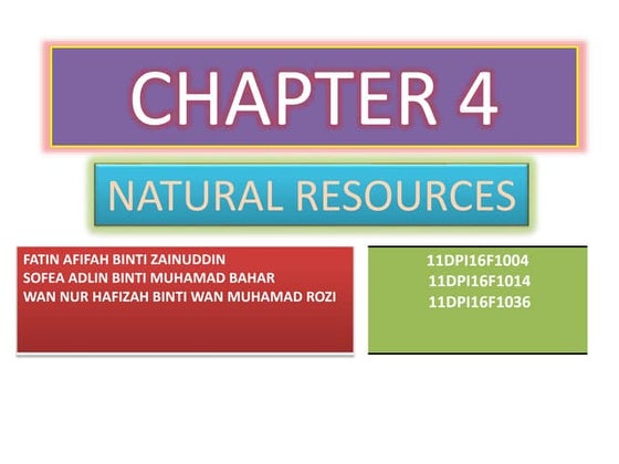 Lesson 3 (natural resources) | PPTX