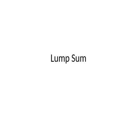 Chapter 4 part 2 of Mba about lum sum amount | PPT