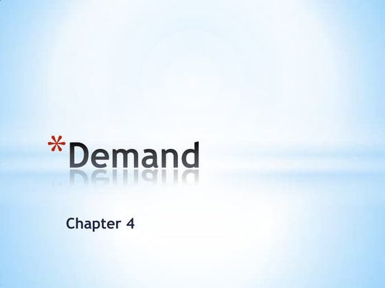 Chapter 2 demand and supply | PPT
