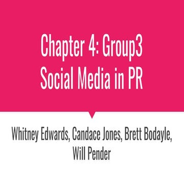 Chapter 4 presentation | PPT