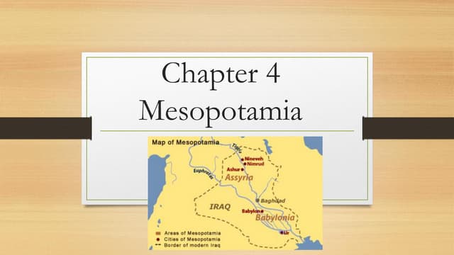 Mesopotamian civilization | PPTX