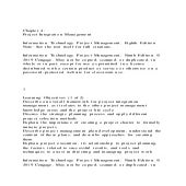 Chapter 4Project Integration ManagementInformation Techno | PDF