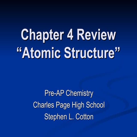 Chapter 4 review | PPT