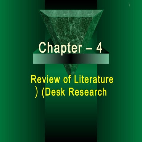 Chapter4 review of literature | PPT