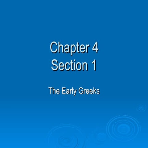 Chapter 4 Section 1 | PPT | Geography | Science