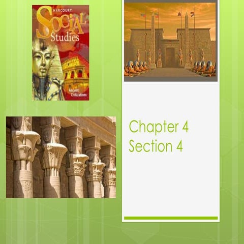Chapter 4.4 Notes Harcourt Social Studies Ancient Civilization | PPTX