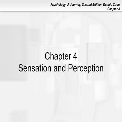 Chapter4_Sensation_and_Perception.ppt in psycholology | PPT