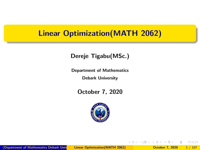 Chapter 4 Simplex Method ppt | PDF | Programming Languages | Computing Chapter 4 Simplex Method ppt | PDF | Programming Languages | Computing