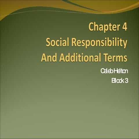 Chapter 4 Slideshow 3 | PPT