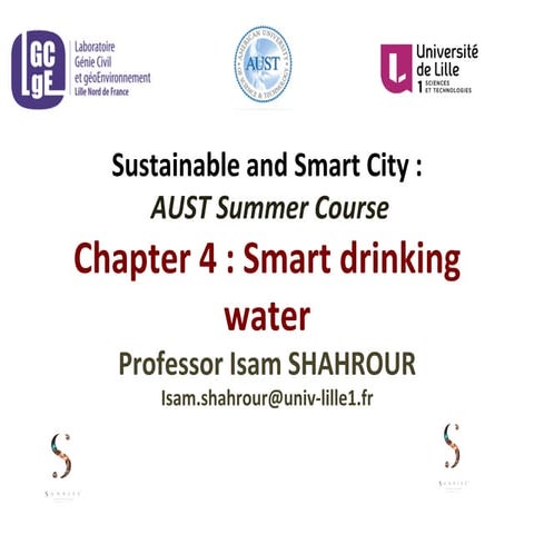 Chapter4 smart drinking water AUST 2015 | PPT