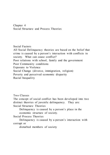 Social Disorganization Theory Essay | PDF