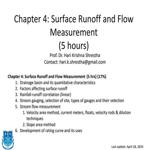 Chapter 4 Surface Runoff and Flow Measurement 2024.pdf