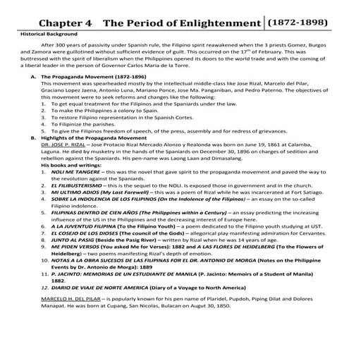 The period of enlightenment (1872 1898) | PPTX