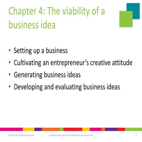 Chapter 4_The viability of a business idea.ppt