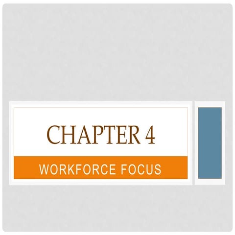 Chapter 4 WORKFORCE | PPTX