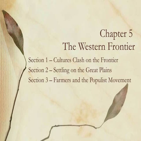 Settling the West | PPT