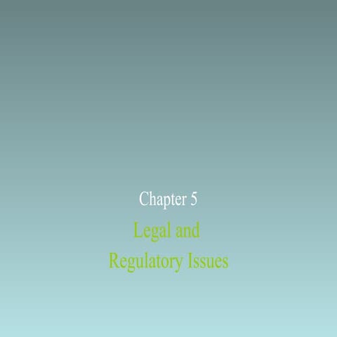 Chapter 5 | PPT