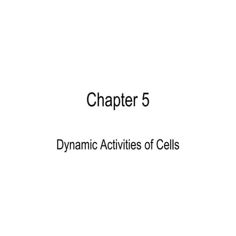 Bio 100 Chapter 5 | PPT