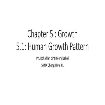 Chapter 5 ( Growth) Form 3 | PPTX