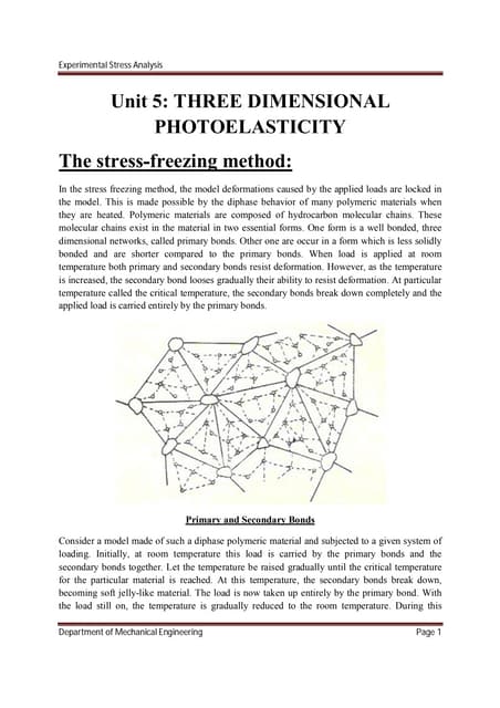 Photoelastic Stress Analysis of Bell Crank Lever: A Review | PDF